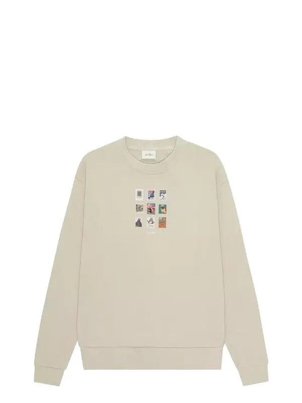 LES DEUX Graphic-print Sweatshirt - Neutrals