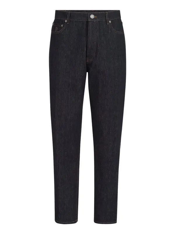 Brunello Cucinelli Japanese Denim Jeans - Blue