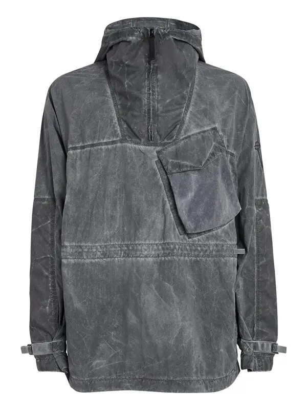 Stone Island Smerigliato Nylon Overshirt - Black
