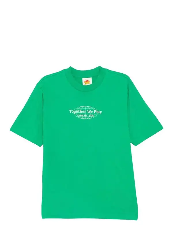 Farm Rio Logo Print T-shirt - Green