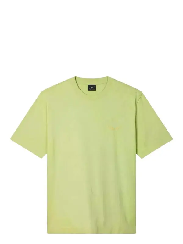 Paul Smith Embroidered-logo T-shirt - Green