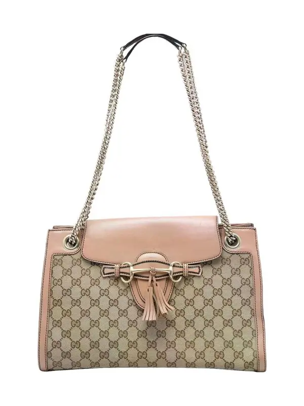 Gucci Gg Canvas Emily Shoulder Bag - Neutrals