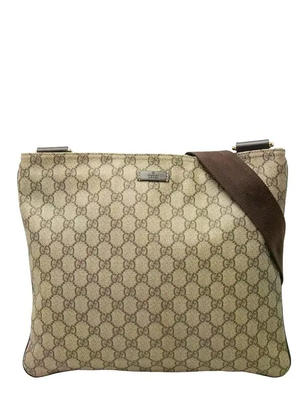 Gucci Gg Supreme Monogram Crossbody Bag - Neutrals