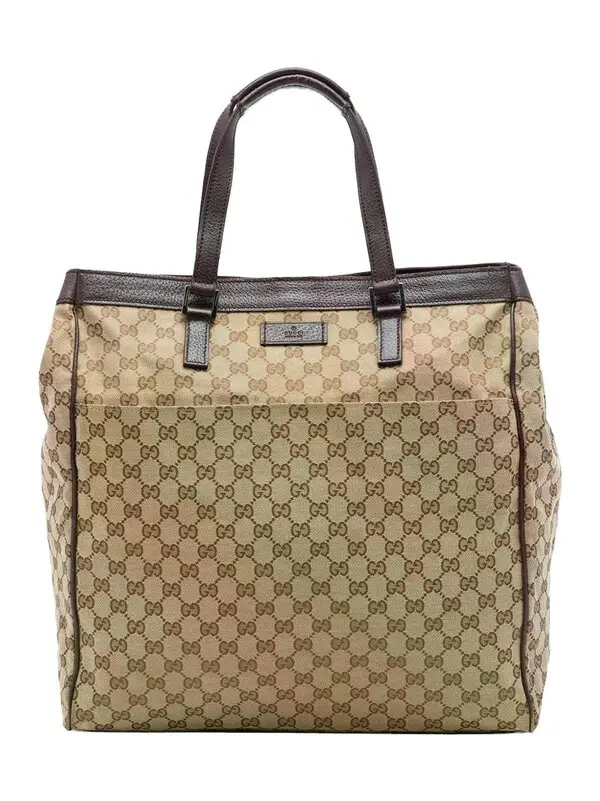 Gucci Gg Canvas Tote Bag - Neutrals