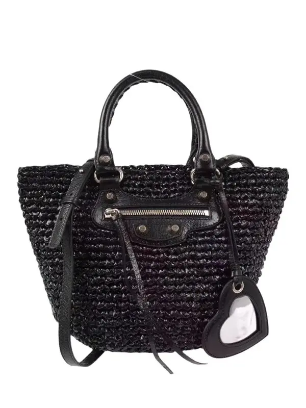 Balenciaga Le Cagole Panier Tote Bag - Black