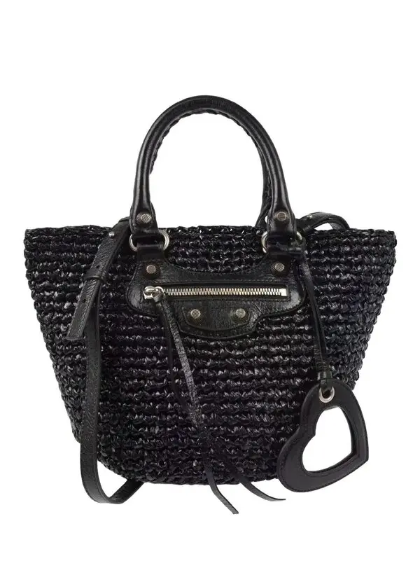 Balenciaga Le Cagole Panier Tote Bag - Black