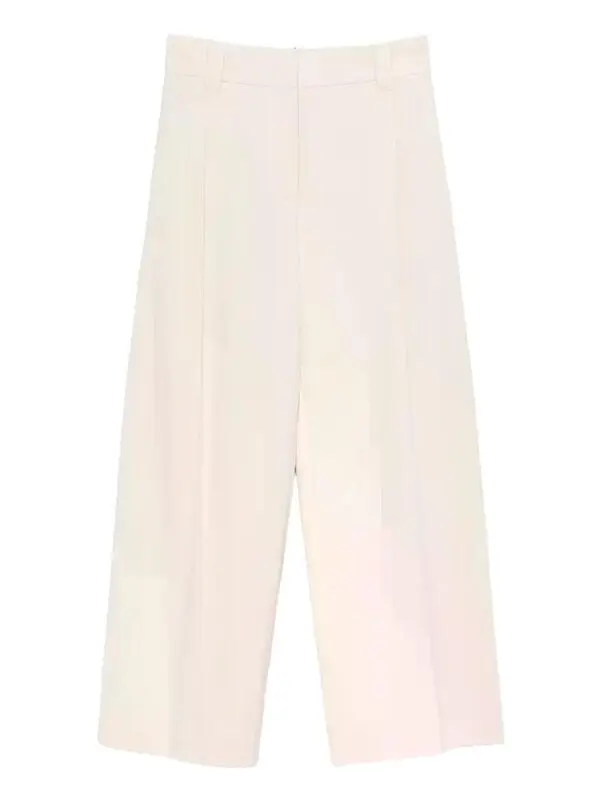 Brunello Cucinelli Pleated Wide-leg Trousers - Neutrals