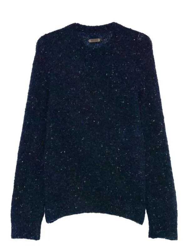 Moschino Teddy Bear Wool Bouclé Sweater - Blue