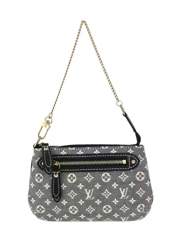 LOUIS VUITTON Mini Pochette Shoulder Bag - Blue