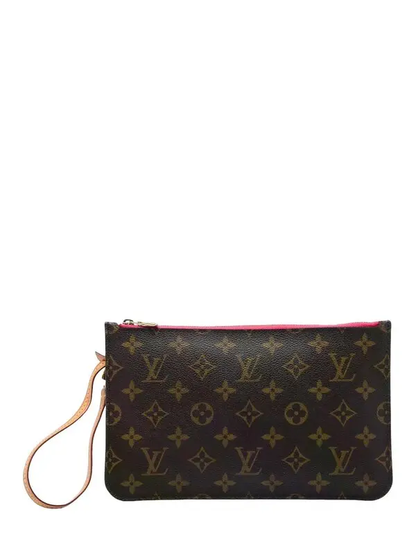 LOUIS VUITTON Monogram Canvas Pouch - Brown