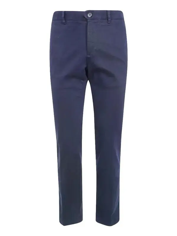 Incotex Cotton Chino Trousers - Blue