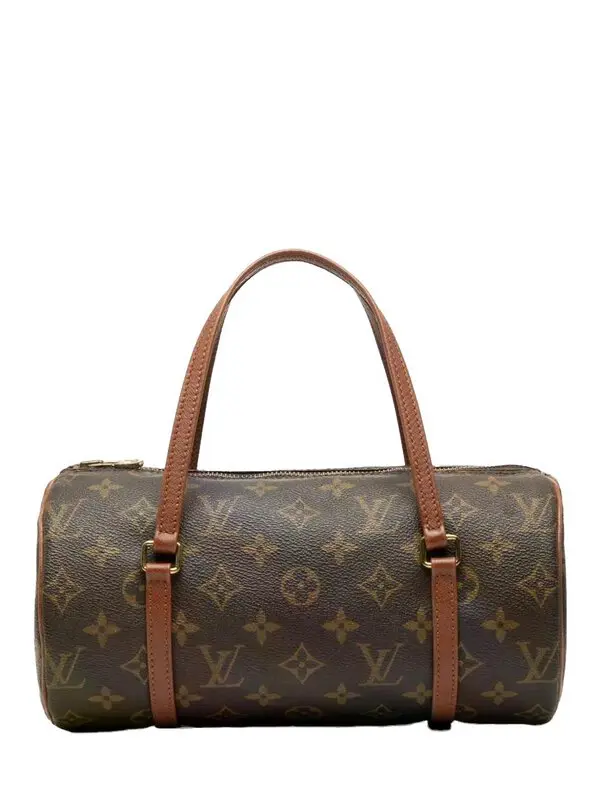 LOUIS VUITTON 1991 Monogram Papillon 26 Handbag - Brown