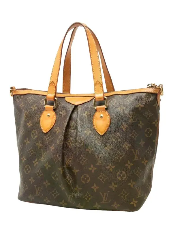 LOUIS VUITTON Monogram Palermo Pm Satchel - Brown