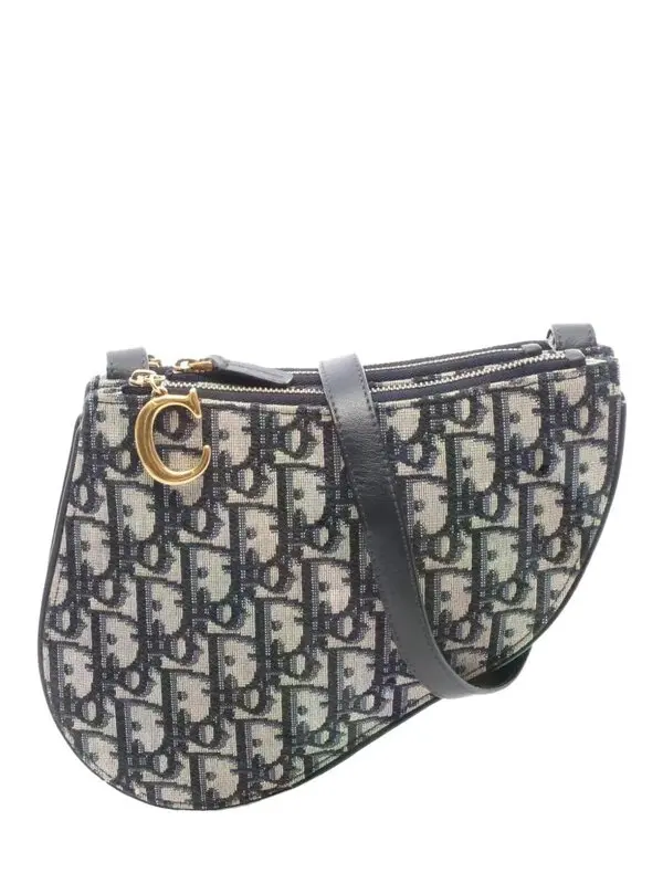 Dior Saddle Rodeo Oblique Shoulder Bag - Blue