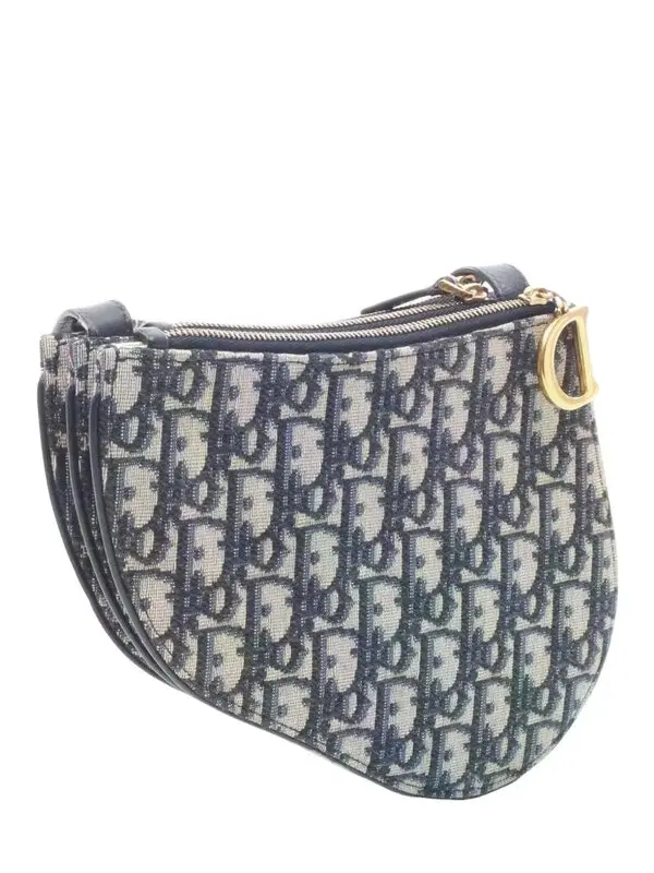Dior Saddle Rodeo Oblique Shoulder Bag - Blue