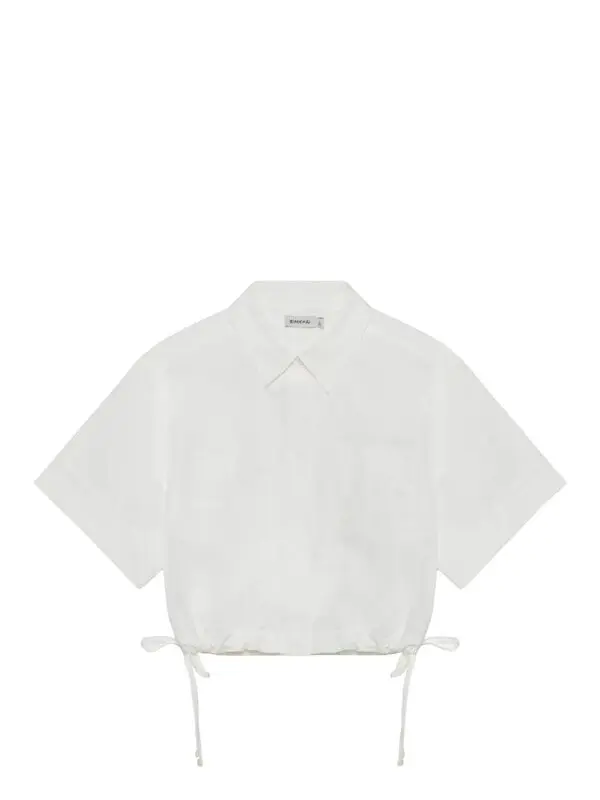 Simkhai Ryett Cropped Shirt - White