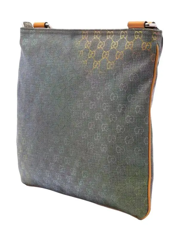 Gucci Gg Supreme Crossbody Bag - Grey