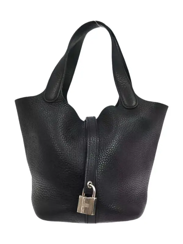 Hermès 2023 Picotin Lock Tote Bag - Black