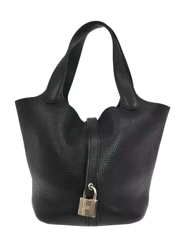 Hermès 2023 Picotin Lock Tote Bag - Black