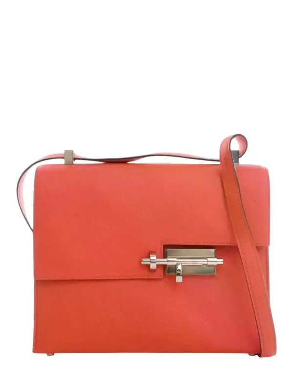 Hermès 2017 Epsom Verrou 23 Shoulder Bag - Orange