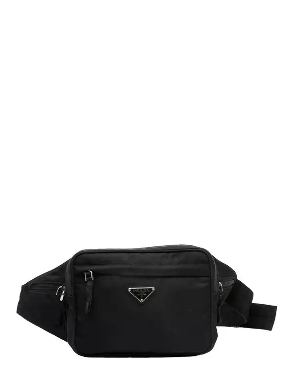 Prada Tessuto Belt Bag - Black