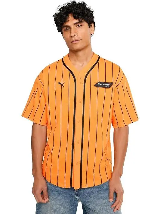 PUMA Mclaren Racing Baseball Jersey - Orange