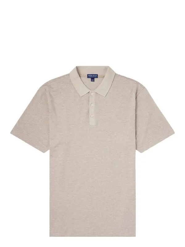 Peter Millar Barnes Stretch-jersey Polo Shirt - Gray