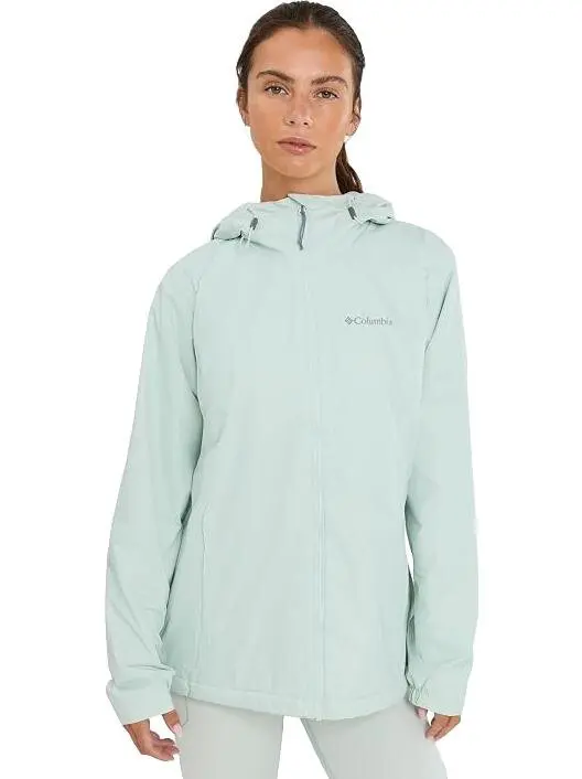 Columbia Fleece Lined Hooded Jacket - Gray