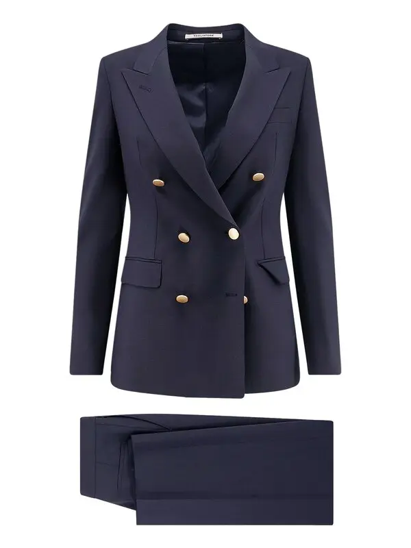 Tagliatore Parigi Stretch Virgin Wool Tailleur - Blue