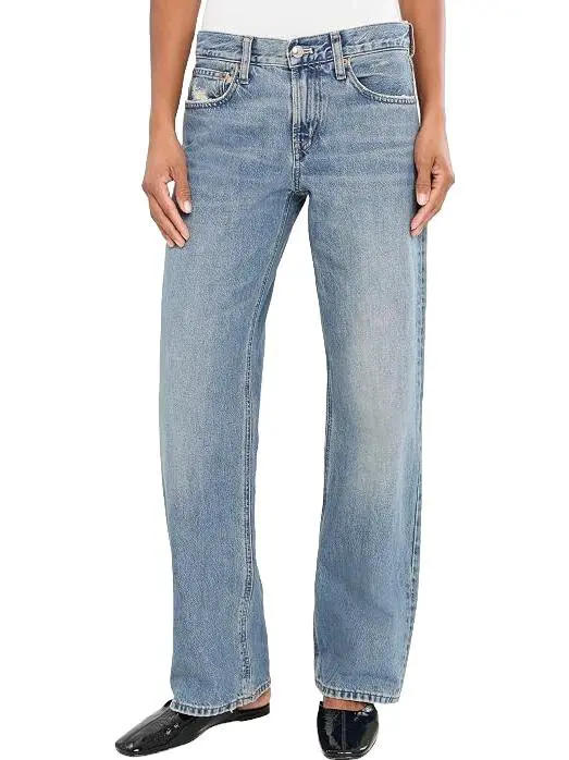 Madewell Low Rise Loose Jeans - Blue