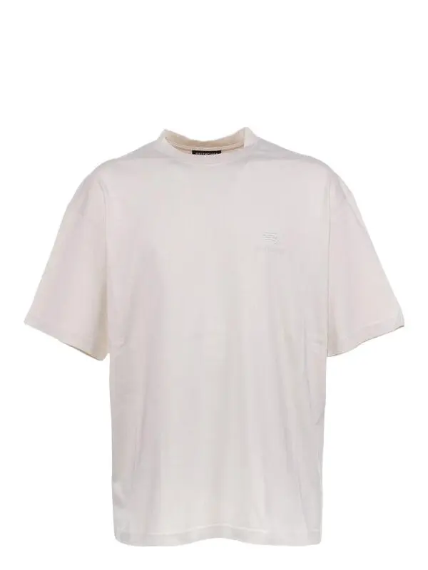 Balenciaga Sporty B Medium Cut T-shirt - Nude