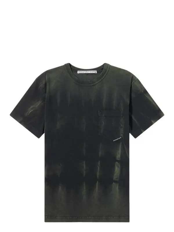 Alexander Wang Tie-dye Crewneck T-shirt - Green
