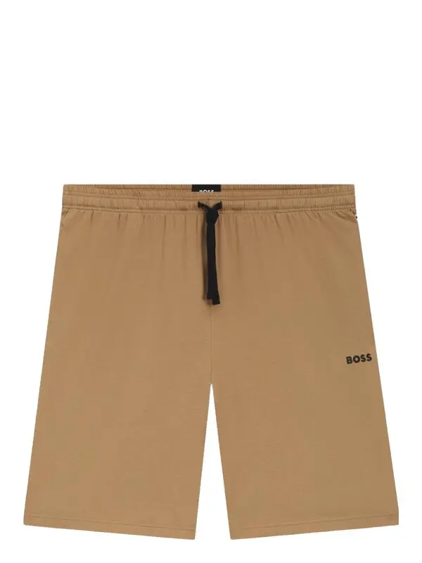 Hugo Boss Wide-leg Drawstring Shorts - Beige