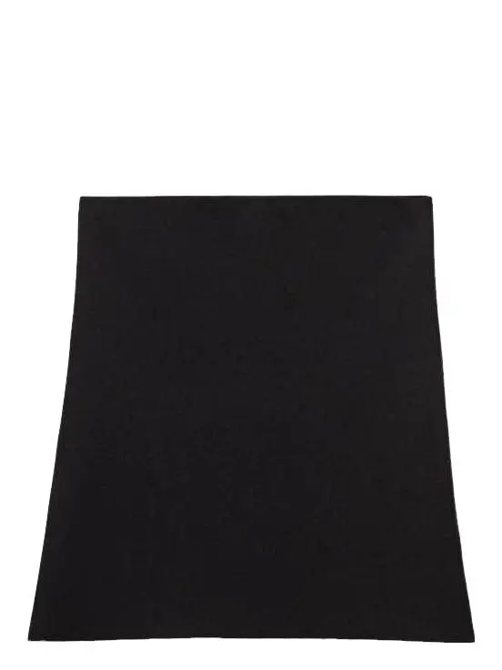 Alexander Wang Logo-jacquard Trim Mini Skirt - Black