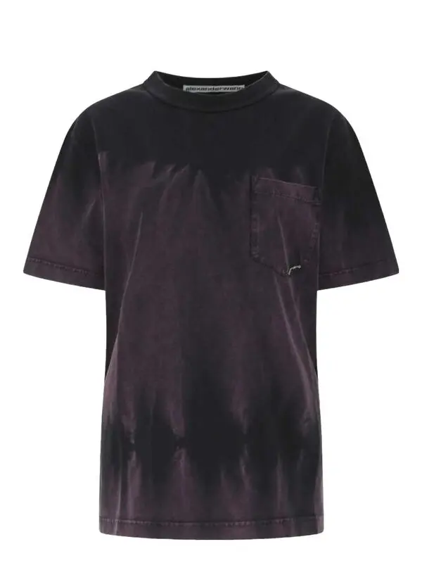 Alexander Wang Tie-dye Crewneck T-shirt - Black