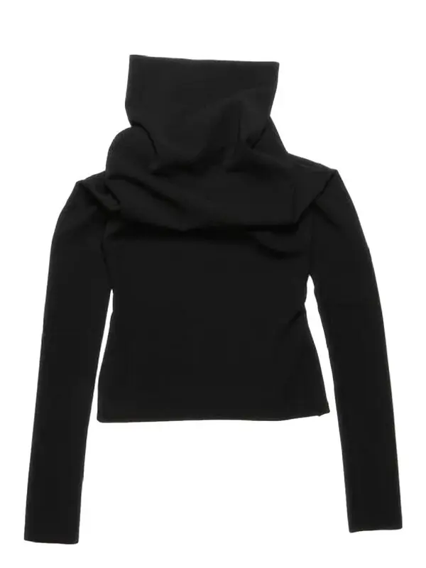 Acne Studios Laminated Turtleneck Sweater - Black