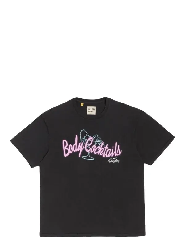 GALLERY DEPT. Body Cocktails Logo-print T-shirt - Black