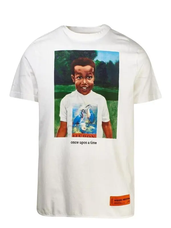 Heron Preston Logo Printed T-shirt - White