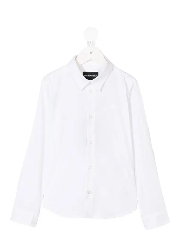Giorgio Armani Long-sleeved Shirt - White