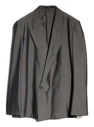 Gucci Silk Merino Wool Jacket - Gray