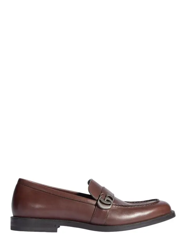 Gucci Double G Loafer - Dark Brown