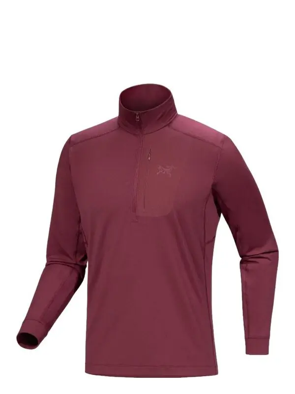 Arc'teryx Rho Lt Zip Neck Top - Mars