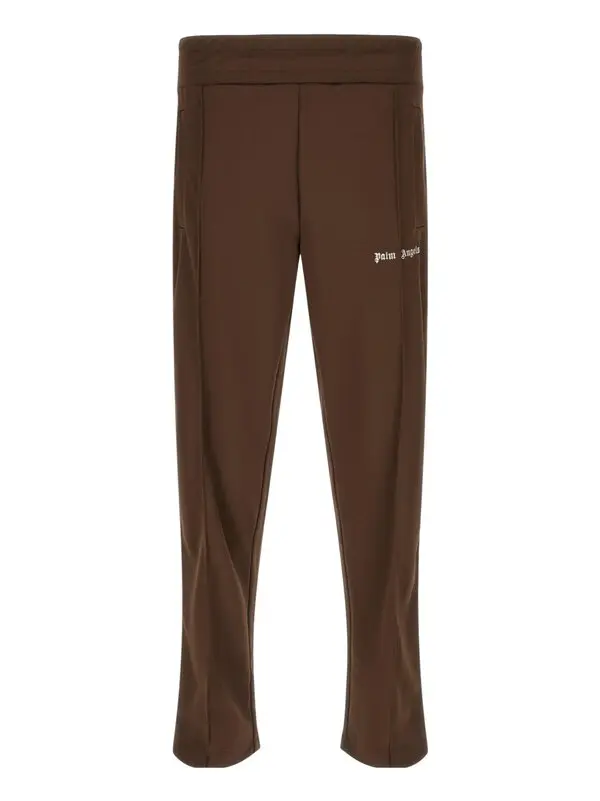 Palm Angels Athletic Pants With An Elastic Waistband - Brown