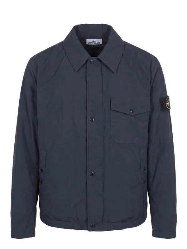 Stone Island Long-sleeve Zip-up Jacket - Blue