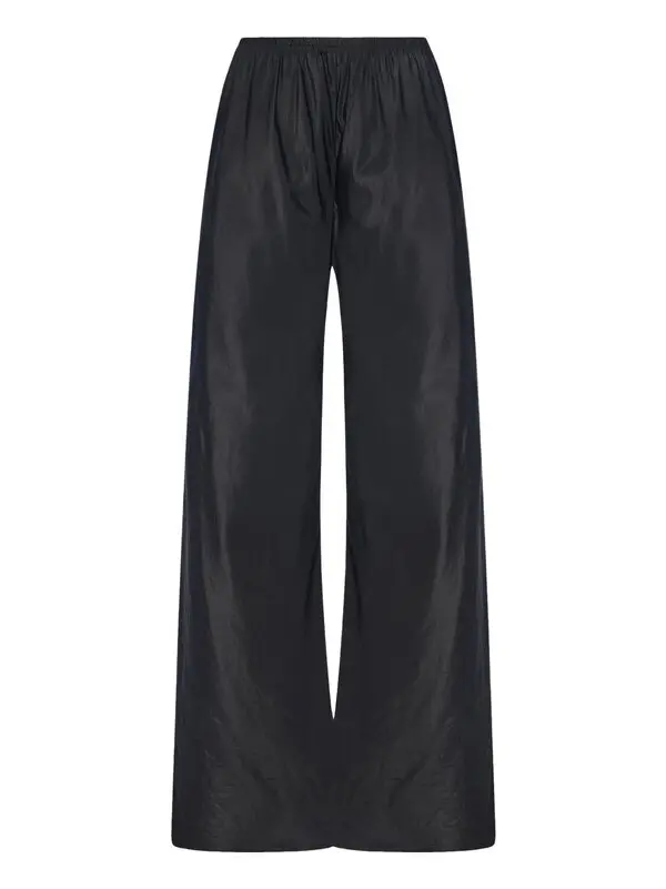 THE ROW Gala Pant In Silk Taffeta - Black