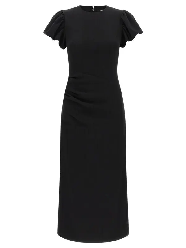 ROTATE BY BIRGER CHRISTENSEN Puff Sleeve Dress - Black