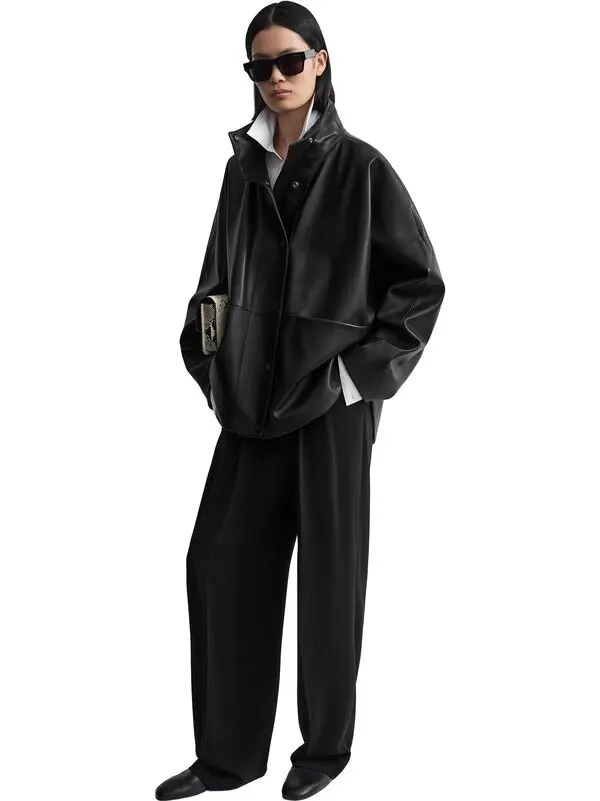 TOTEME Nappa Parachute Jacket - Black