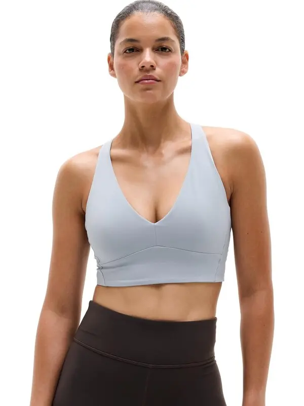 Athleta Transcend Longline Bra A-c - Blue Star