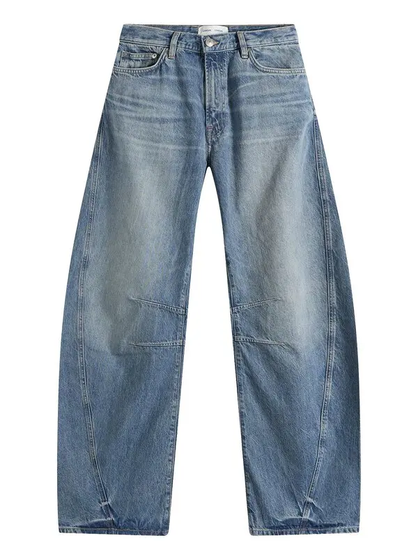 SAMSØE SAMSØE Saharpo Loose Curved Leg Jeans - Sephia Blue
