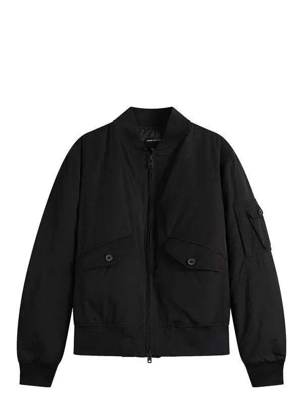 Y3 Nylon Bomber Jacket - Black